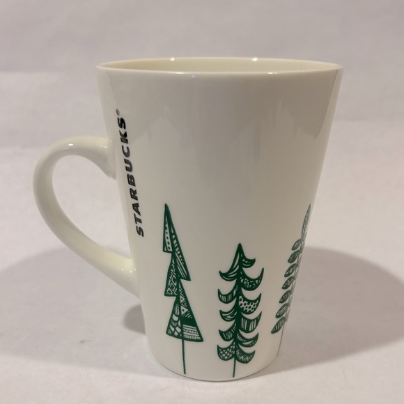 Starbucks | Kitchen | Starbucks 25 Ceramic Christmas Tree Coffee Tea ...